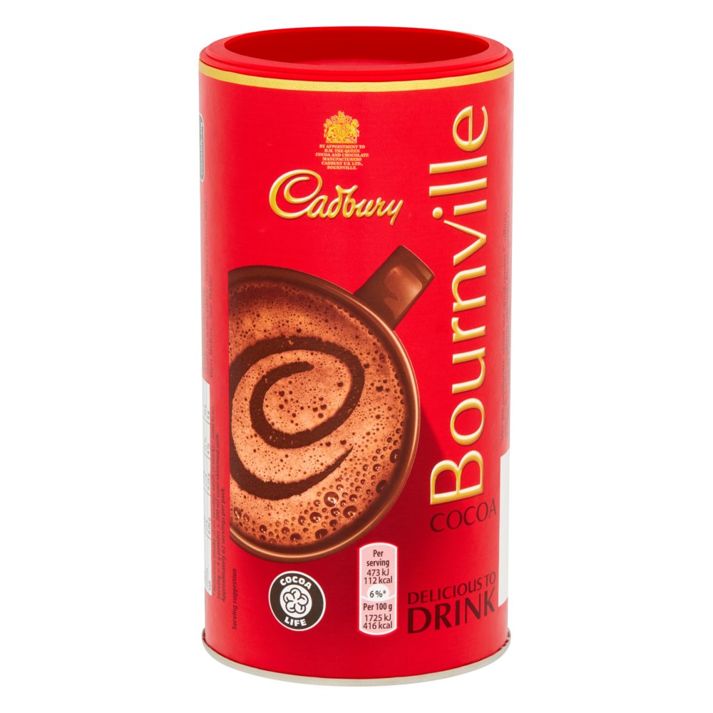 Cadbury Bournville Dark Chocolate Cocoa Powder Tin 250g ...