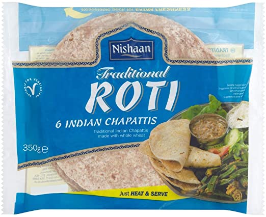 Nishaan Traditional 6 Indian Chapatis 350g – cccontinentalsuperstore