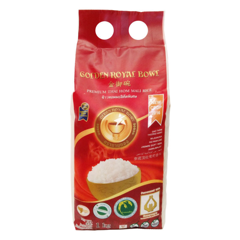 Golden Royal Bowl Thai Hom Mali Rice 1kg – cccontinentalsuperstore