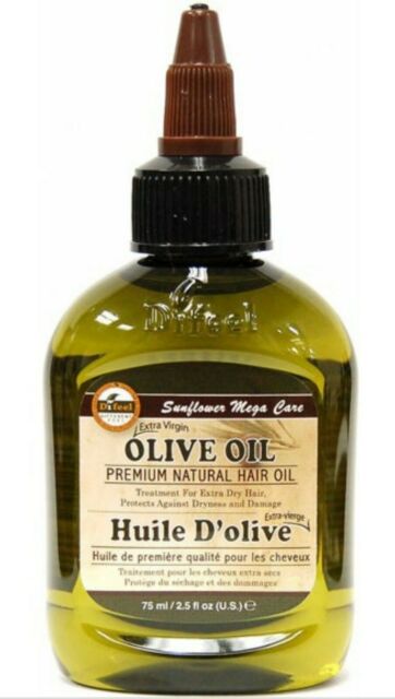 Difeel Extra Virgin Olive Oil Premium Natural Hair Oil 75ml 99% Natural ...