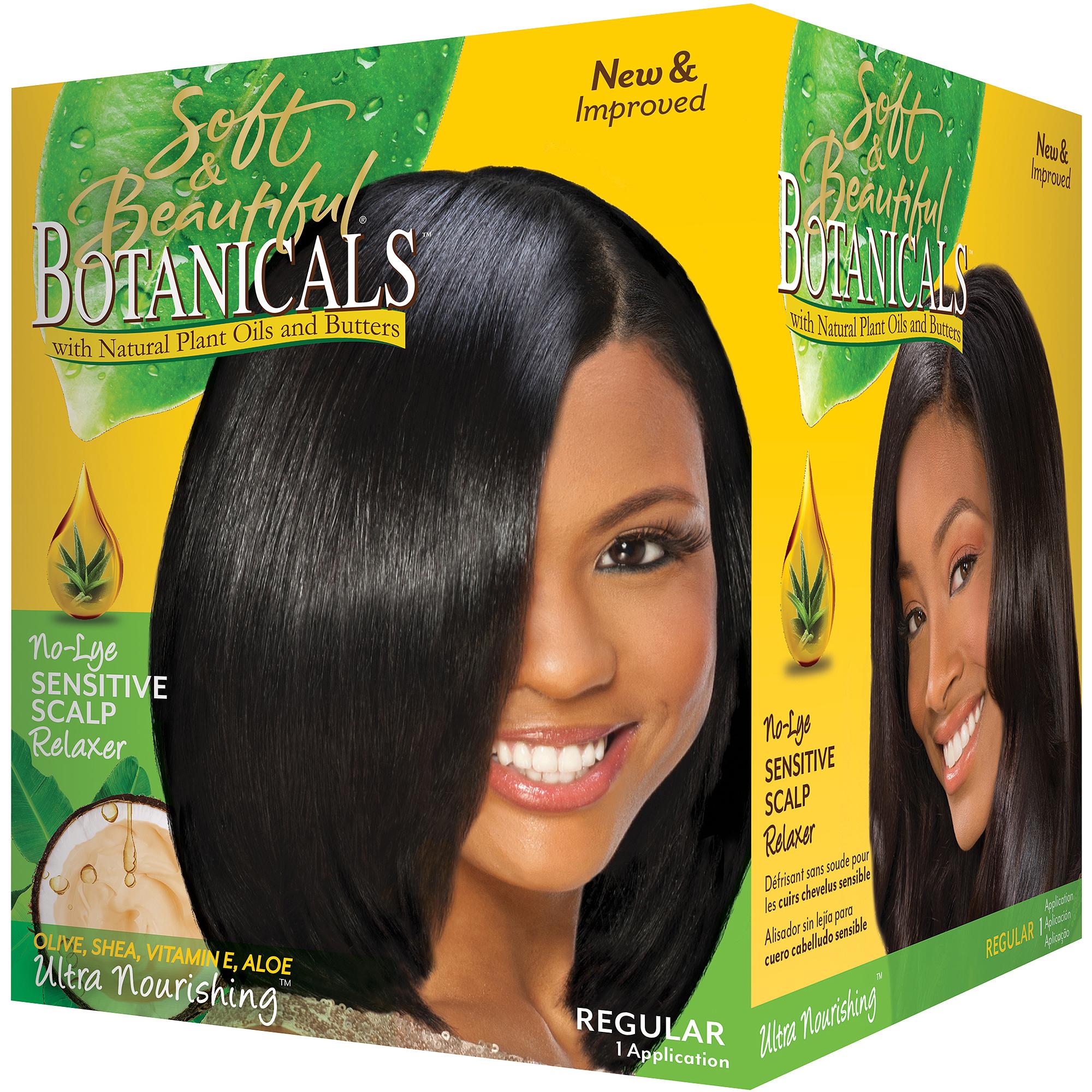 Soft & Beautiful Botanicals No-Lye Sensitive Scalp Relaxer ...